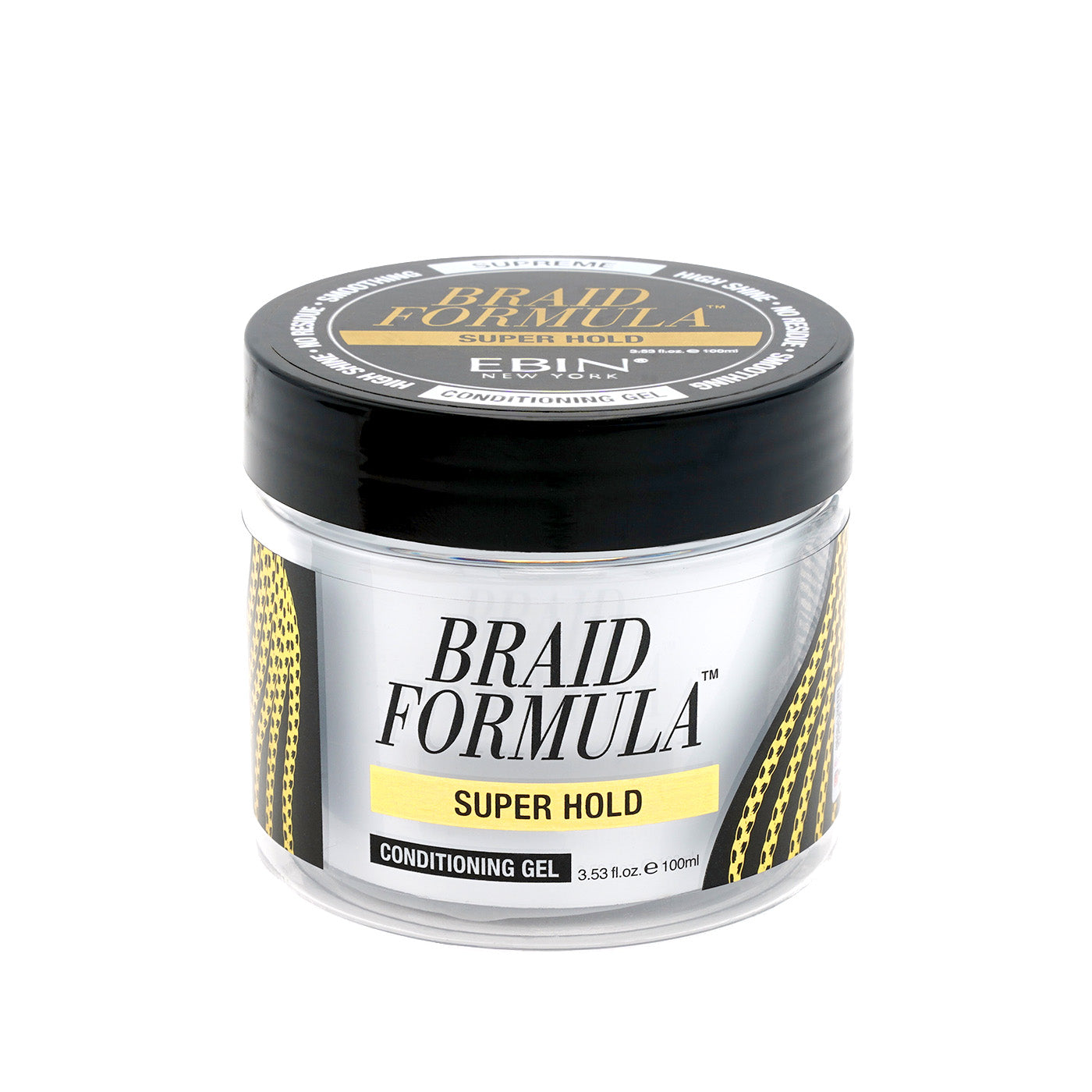 BRAID FORMULA CONDITIONING GEL SUPER HOLD - 3.53oz/ 100ml – EBIN NEW YORK