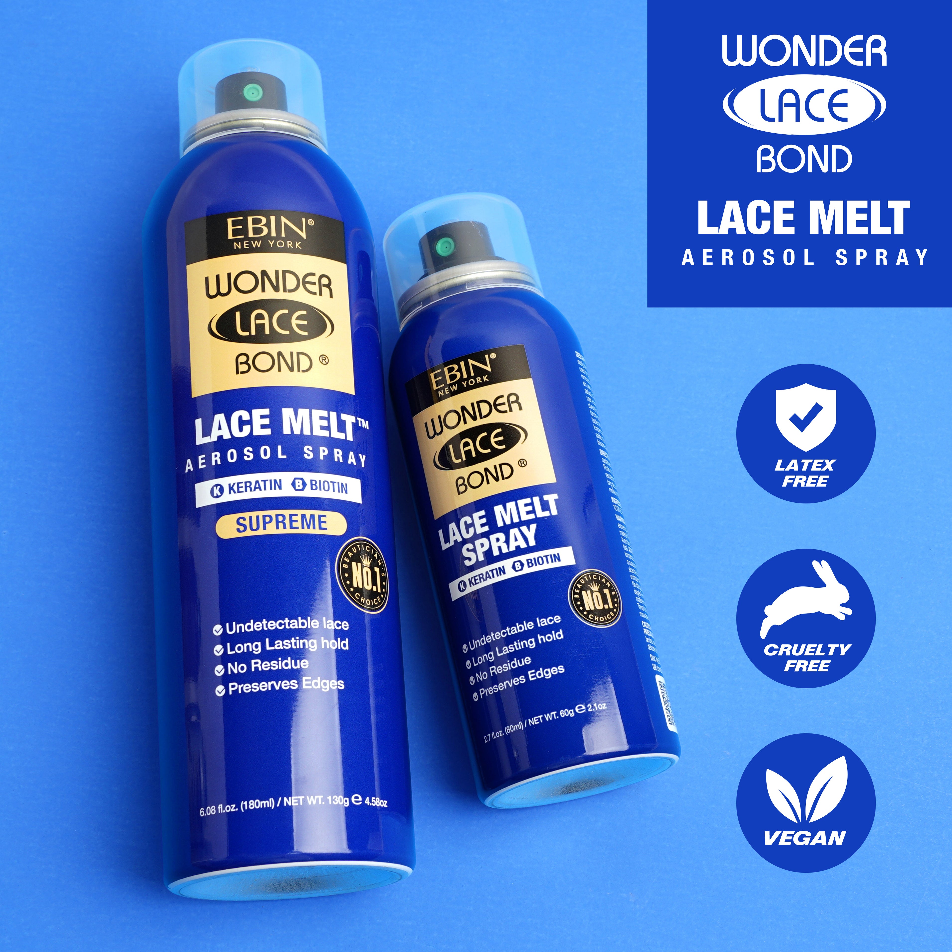 Wonder Lace Bond Wig Adhesive Spray - Extreme Firm Hold | Active Use – EBIN NEW YORK