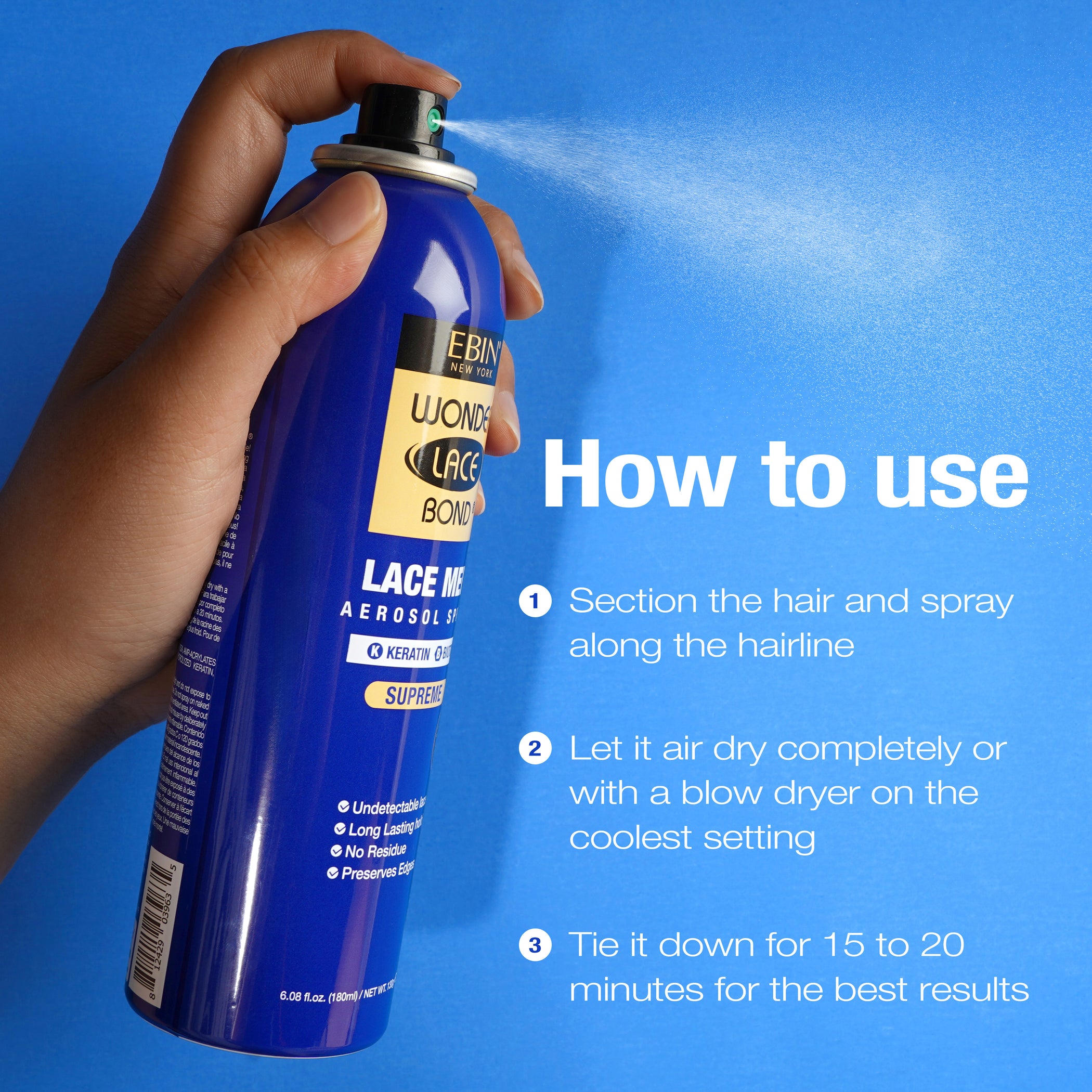 Wonder Lace Bond Wig Adhesive Spray - Extreme Firm Hold | Active Use ...