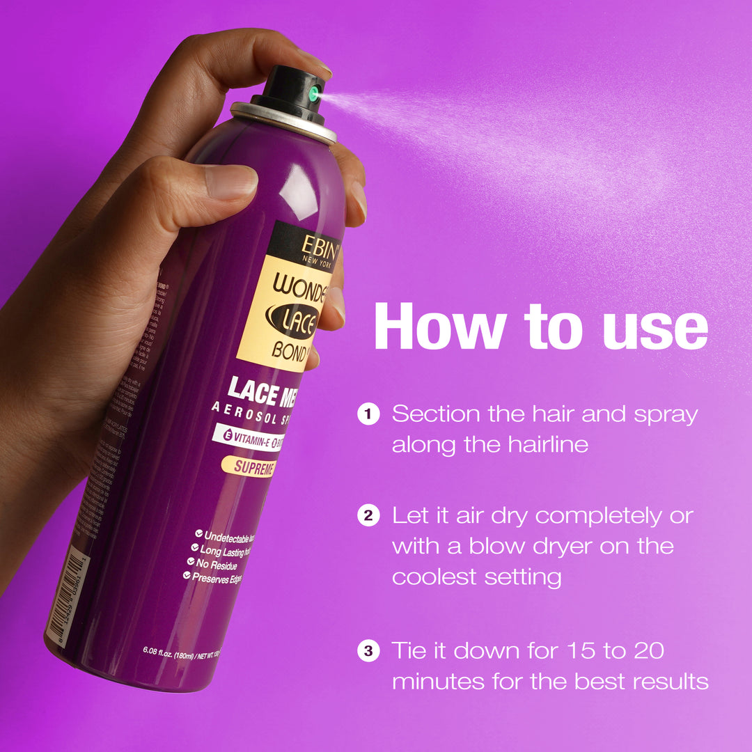 Wonder Lace Bond Wig Adhesive Spray - Extreme Firm Hold | Active Use ...