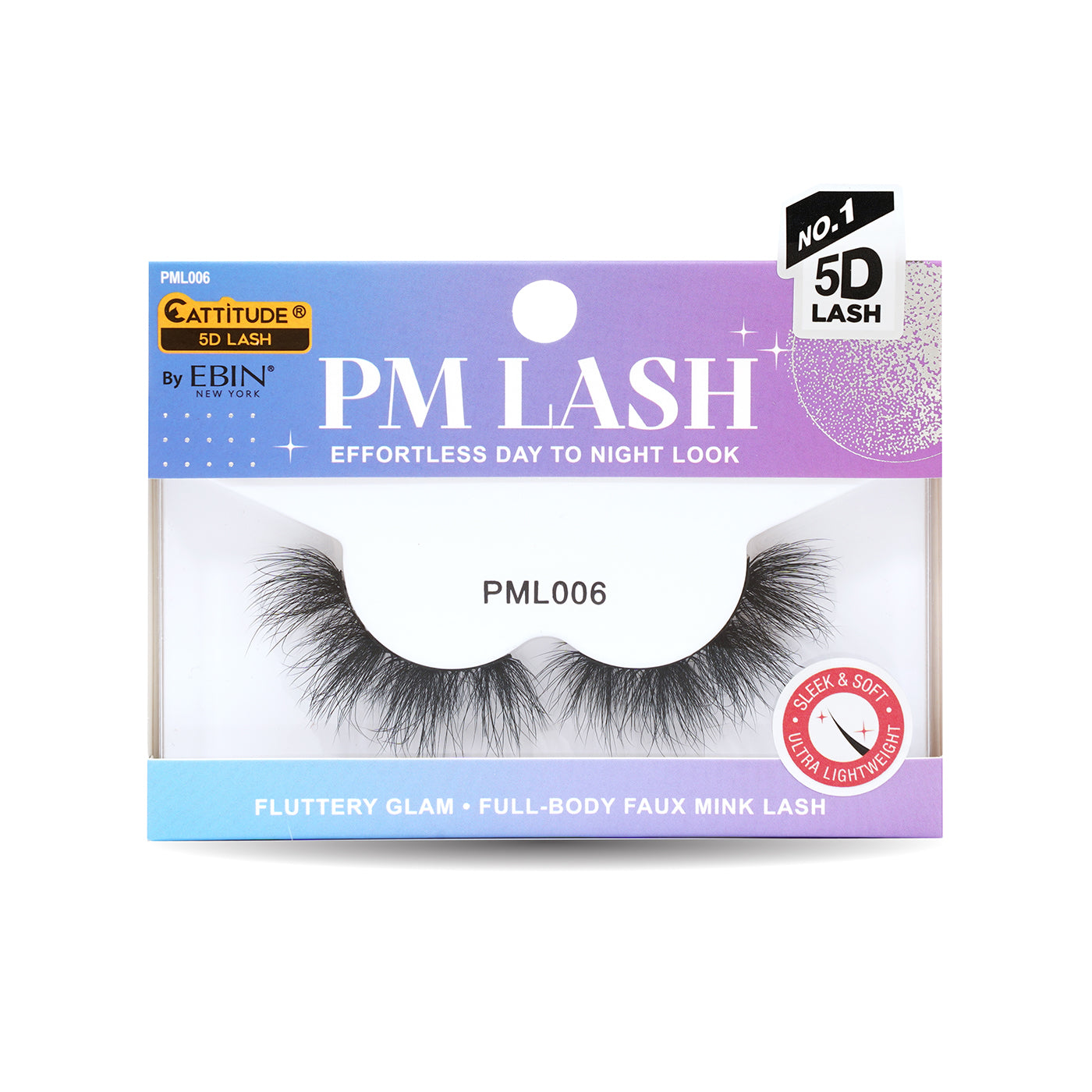 Cattitude 5D PM Lashes- Spaced-Out Glam – EBIN NEW YORK